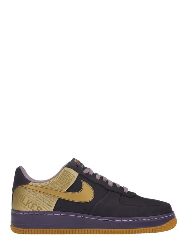 Nike Force 1 Low Supreme Jamaal Wilkes Sneakers - Quasar Purple/metallic Gold/orchid