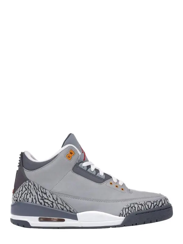 JORDAN 3 Retro Cool Grey - Silver/sport Red/light Graphite