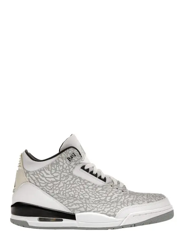 JORDAN 3 Retro Flip Sneakers - White/chrome/black