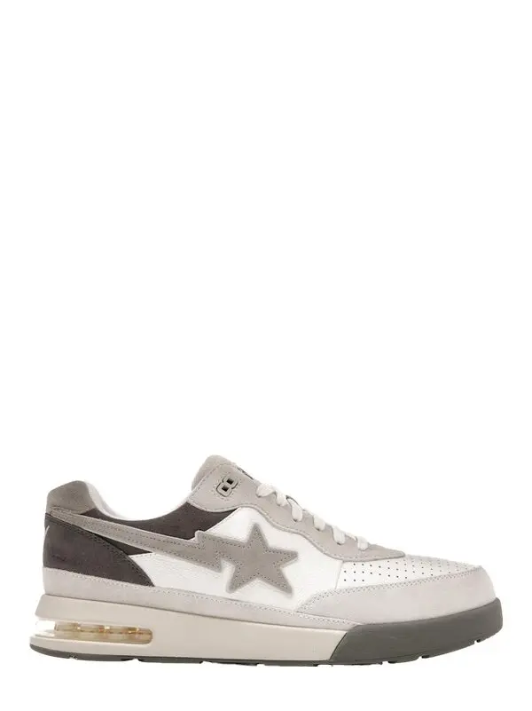 BAPE A Bathing Ape Road Sta Sneakers - White/pastel Grey/dark Grey