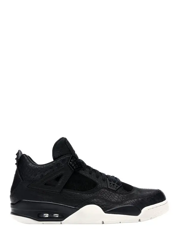 JORDAN 4 Retro Pony Hair Sneakers - Black/sail