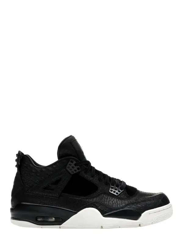 JORDAN 4 Retro Pony Hair Sneakers - Black/sail
