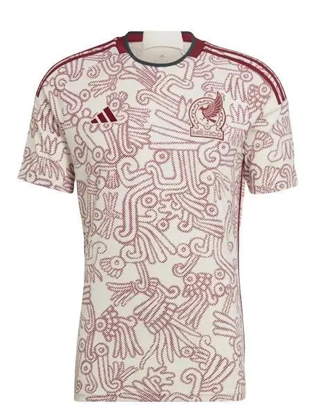 Adidas Mexico 22 Away Authentic Soccer Jersey - Wonder White