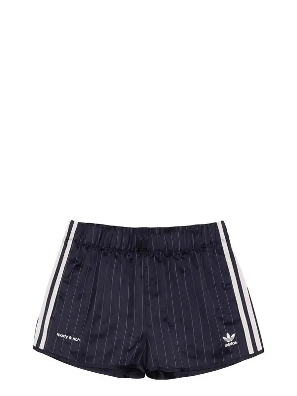 Adidas X Sporty & Rich Track Short - Navy Blue/cream