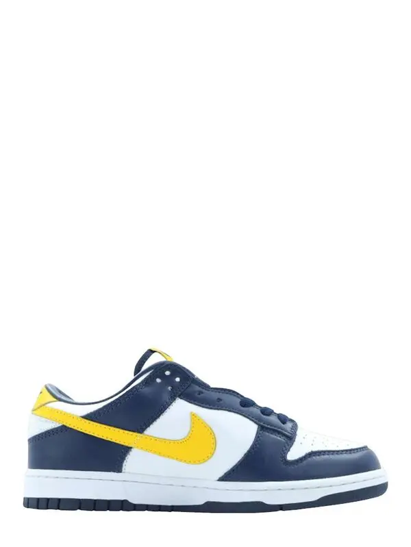 Nike Dunk Low Sneakers - White/varsity Maize/midnight Navy Blue