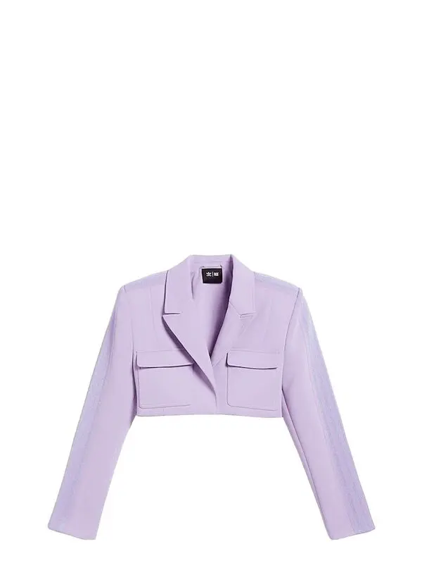 Adidas Ivy Park Cropped Suit Jacket - Purple Glow