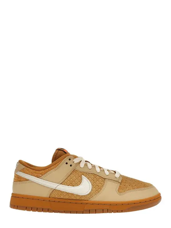 Nike Dunk Low Waffle Sneakers - Wheat/coconut Milk/sesame