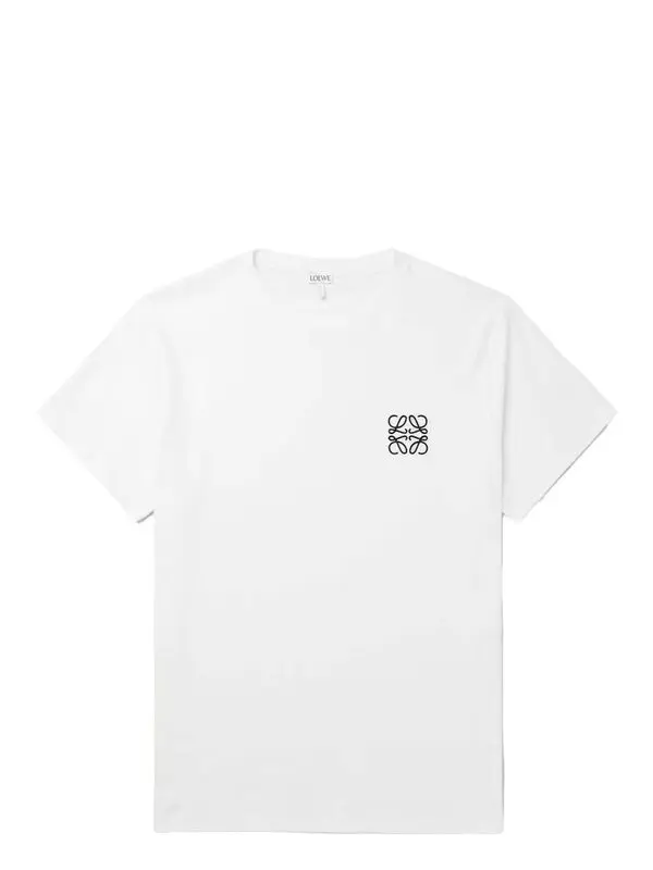 Loewe Anagram Cotton T-shirt - White/black