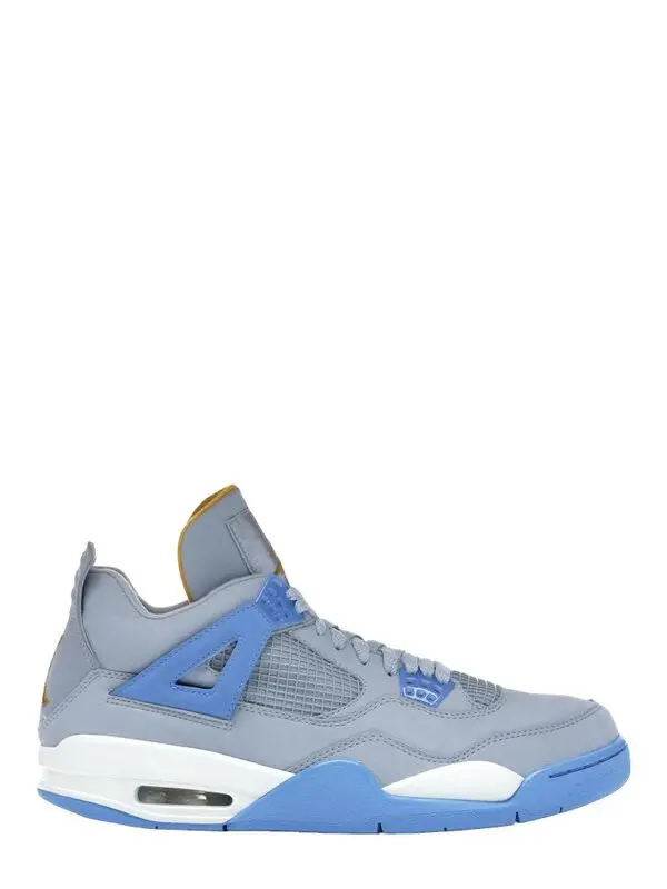 JORDAN 4 Retro Sneakers - Mist Blue/university Blue/gold Leaf