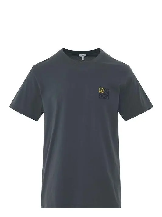 Loewe Anagram Cotton T-shirt - Onyx Blue