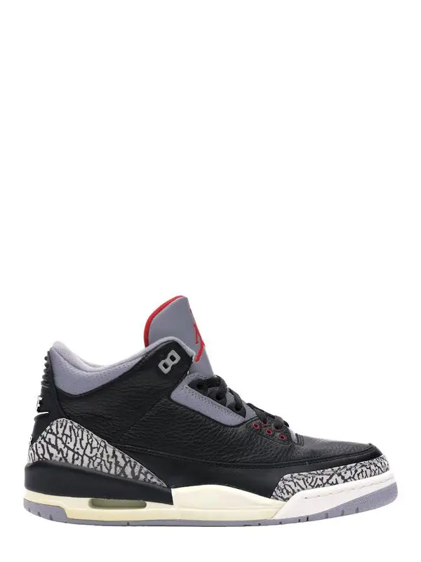 JORDAN 3 Retro Cement - Black/cement Grey/white