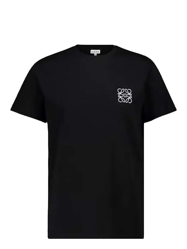 Loewe Anagram Cotton T-shirt - Black/white