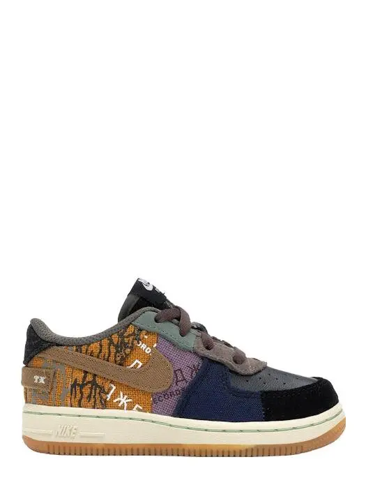 Nike Force 1 Low Travis Scott Cactus Jack Toddler Sneakers - Multi/color/muted Bronze