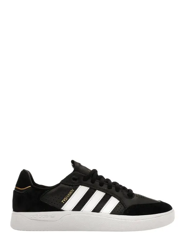 Adidas Tyshawn Low Sneakers - Core Black/cloud White/gold Metallic