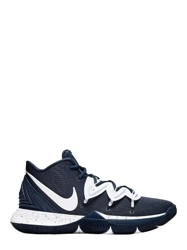 Nike Kyrie 5 Teamin Sneakers - Midnight Navy Blue/white