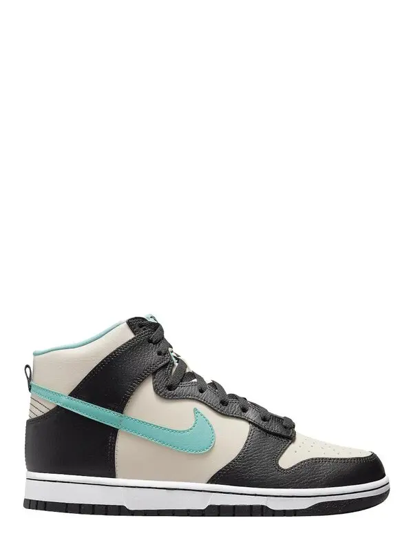 Nike Dunk High Emb Sneakers - Pearl White/washed Teal/black