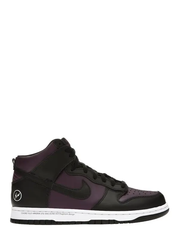 Nike Dunk High Fragment Beijing - Wine/black/white