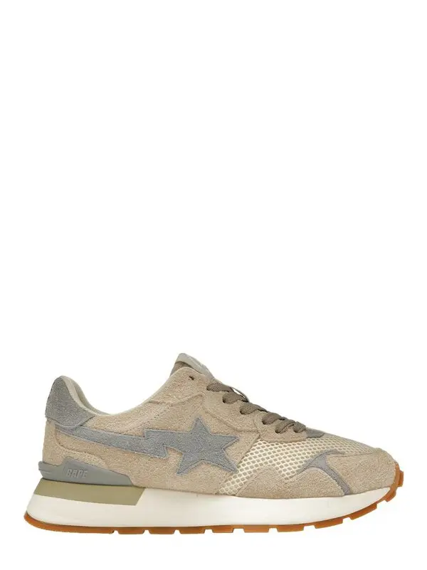 BAPE A Bathing Ape Road Sta Express Highsnobiety Daily Essentialsin Sneakers - Beige/charcoal