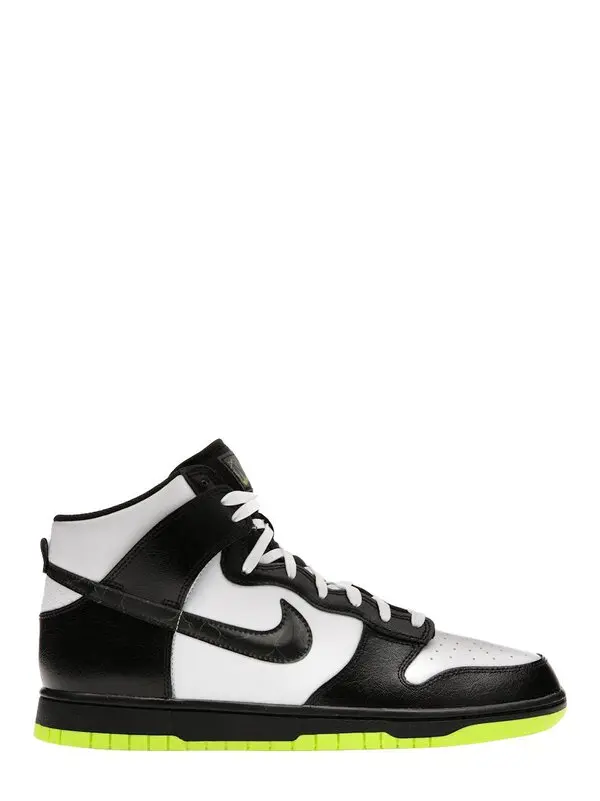 Nike Dunk High Sneakers - White/black/volt