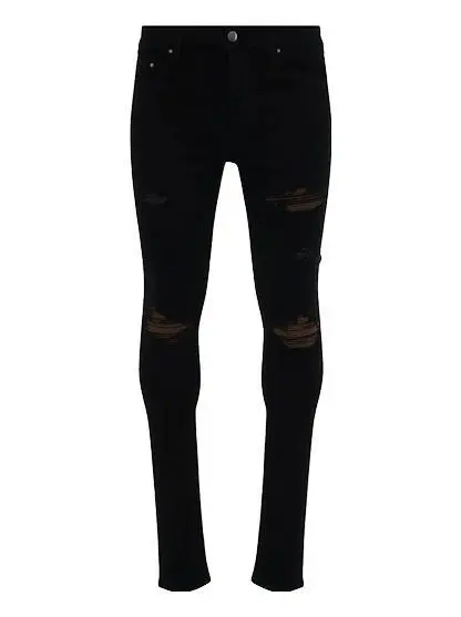 Amiri Mx1 Ultra Suede Skinny Jeans - Black