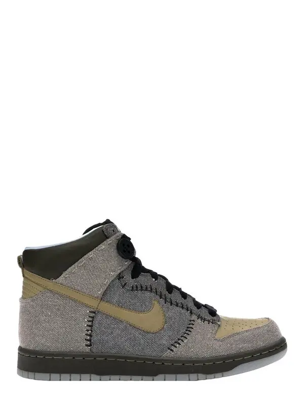 Nike Dunk High Top Sneakers - Barley/barleyone-colorkhakione-colordark Loden