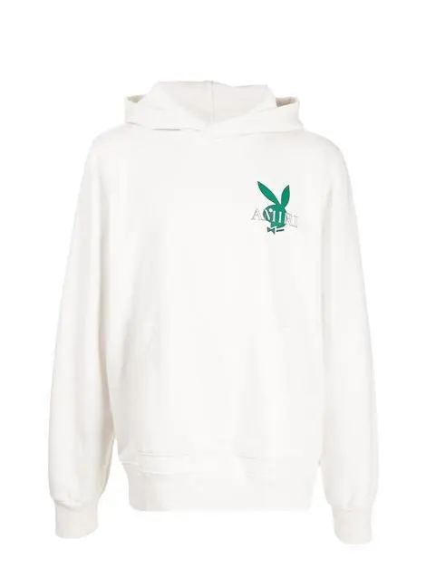 Amiri Logo Hoodie - White/green