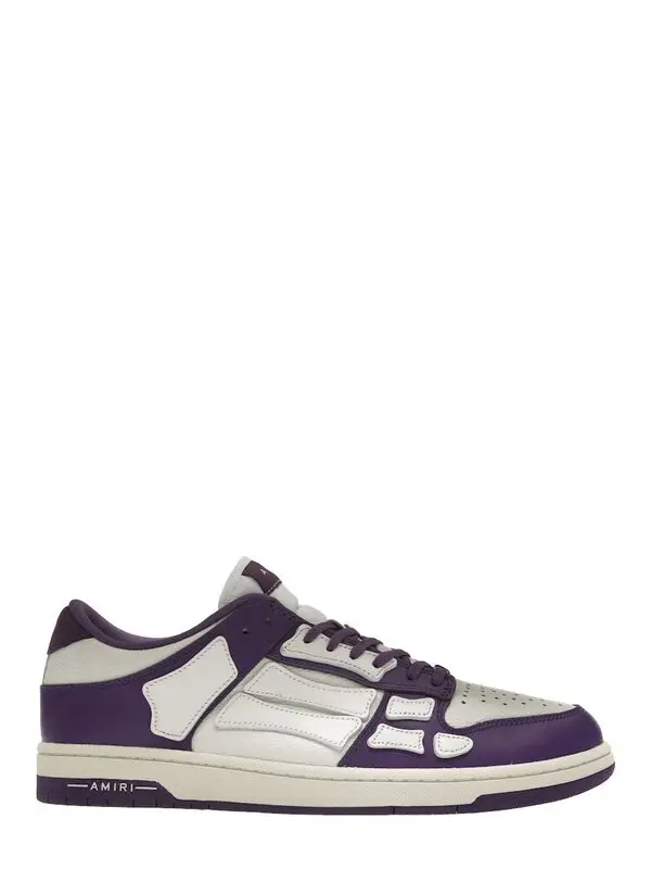 Amiri Skel Top Low Sneakers - Purple/white