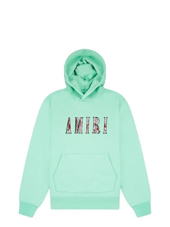 Amiri Core Paisley Logo Hoodie - Green