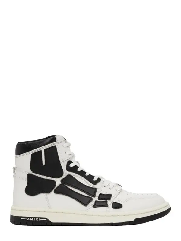 Amiri Skel Top Hi Sneakers - White/black