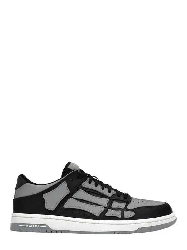 Amiri Skel Top Low Sneakers - Black/grey