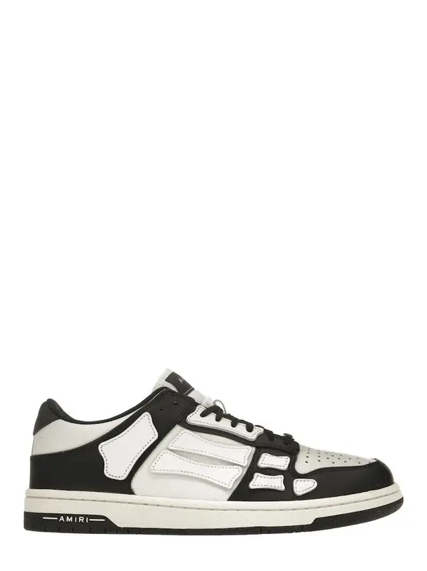 Amiri Skel Top Low Sneakers - Black/white