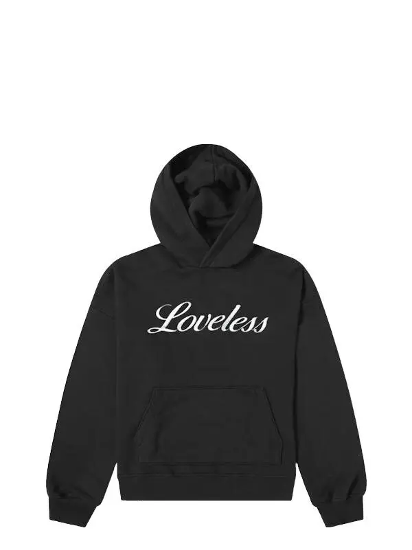 Amiri Loveless Embroidered Hoodie - Black