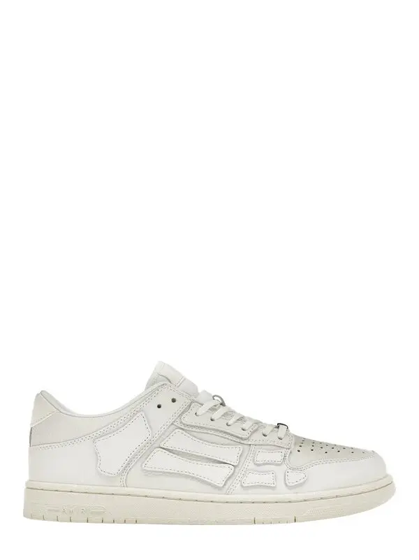 Amiri Skel Top Low Vintage Sneakers - White/white Vintage