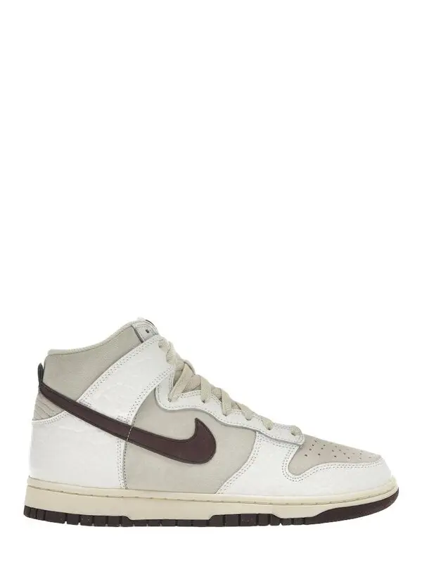 Nike Dunk High Sneakers - Light Orewood Brown Burgundy Crush