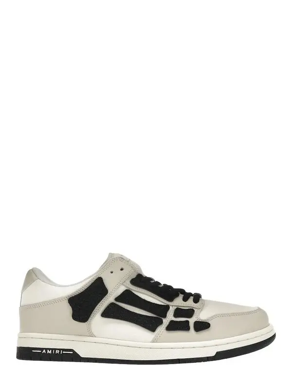 Amiri Skel Top Low Sneakers - White/light Grey