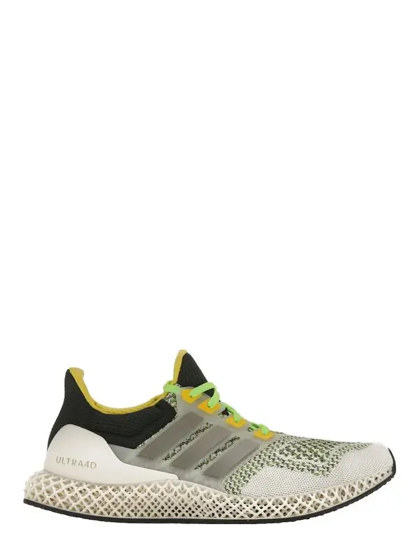 Adidas Ultra 4d Sneakers - Cloud White/night Metallic/beam Yellow