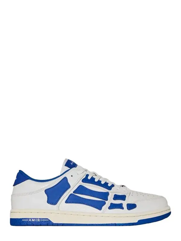 Amiri Skel Top Low Sneakers - White/blue