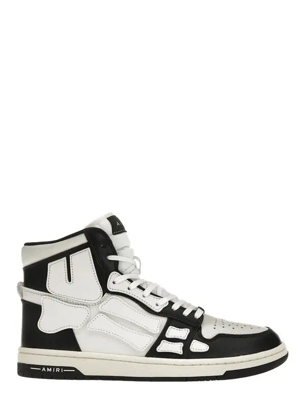 Amiri Skel High-top Sneakers - Black/white