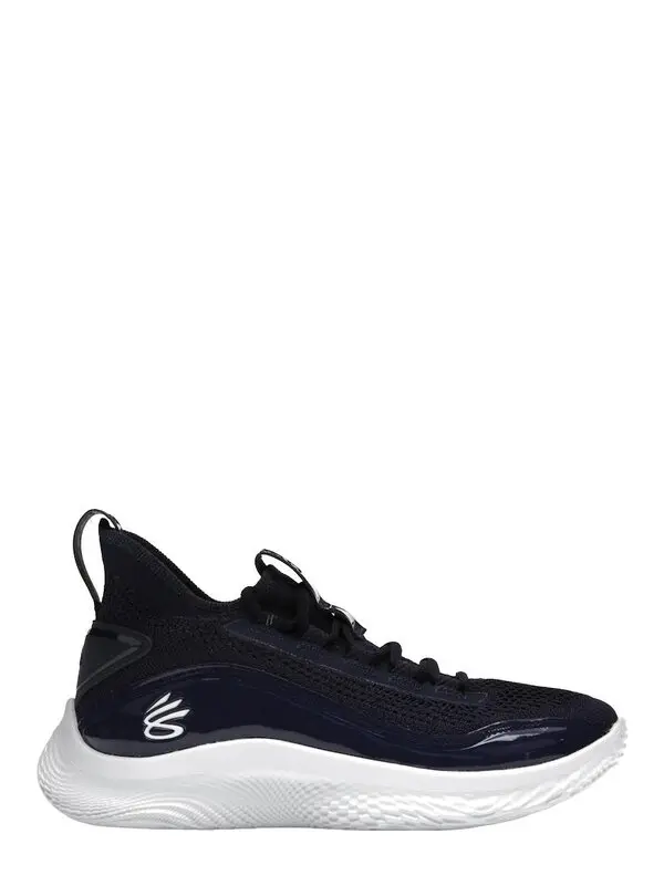 Under Armour Curry Flow 8in Sneakers - Navy Blue/white