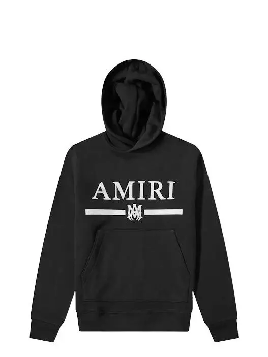 Amiri Ma Bar Logo Hoodie - Black/white
