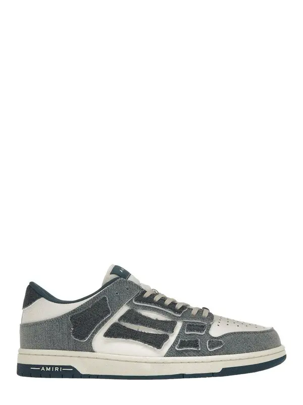Amiri Skel Top Low Sneakers - Denim/slate Blue