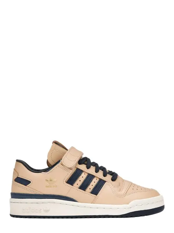 Adidas Forum 84 Low Sneakers - Beige/blue Thread/gold Metallic