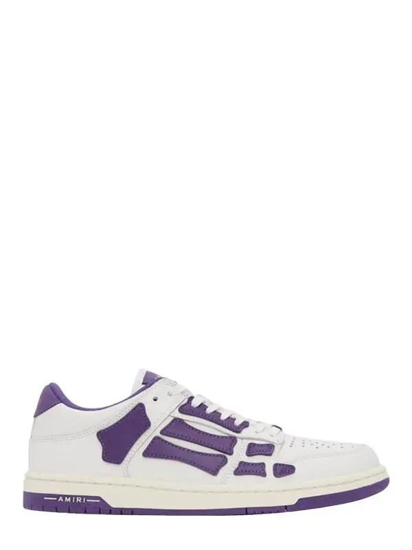 Amiri Skel Top Low Sneakers - White/purple