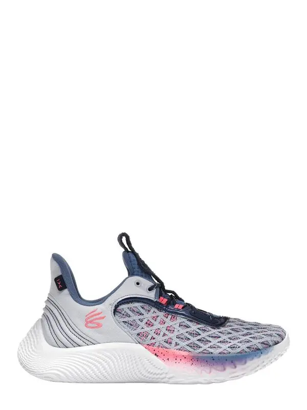 Under Armour Curry Flow Rise And Grind Sneakers - Light Blue/pink/white