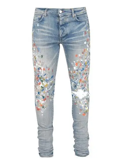 Amiri Skinny Painter Jeans - Indigo Blue