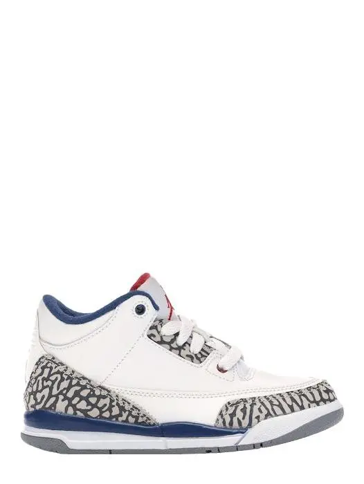 JORDAN 3 Retro Sneakers - White/varsity Red/true Blue