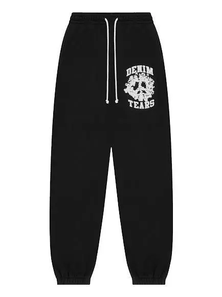 DENIM TEARS Denim University Sweatpants - Black
