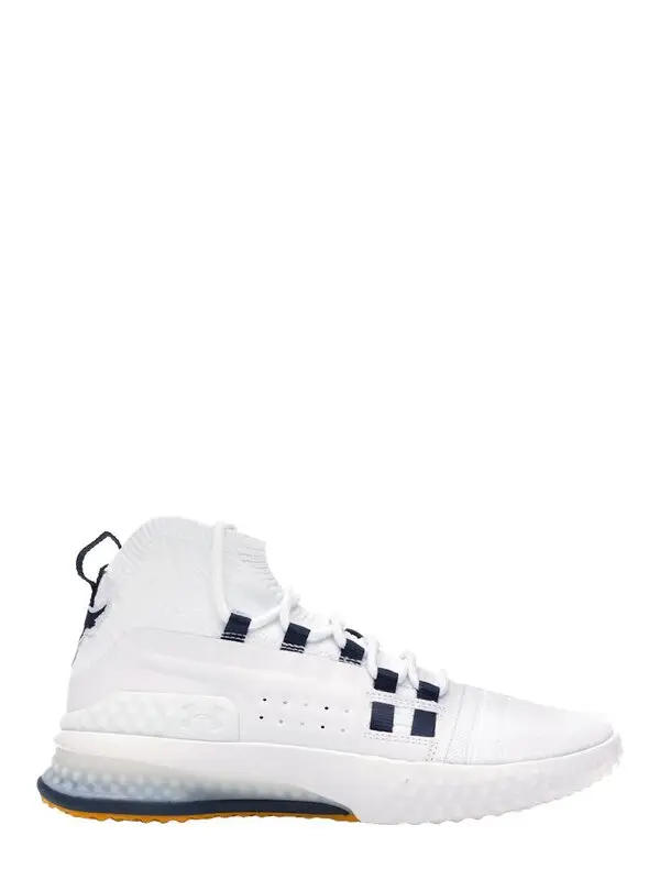 Under Armour Project Rock 1 Sneakers - White/navy Blue/taxi