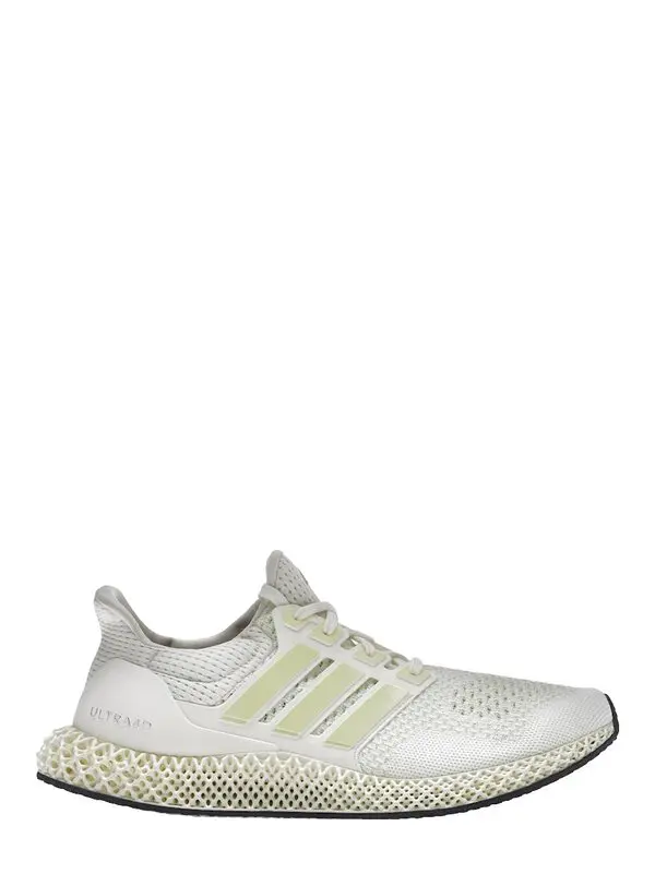 Adidas Ultra 4d Sneakers - Core White/almost Lime/silver Metallic