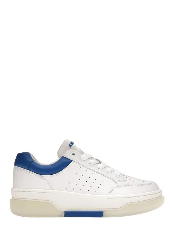 Amiri Stadium Low Sneakers - White/blue